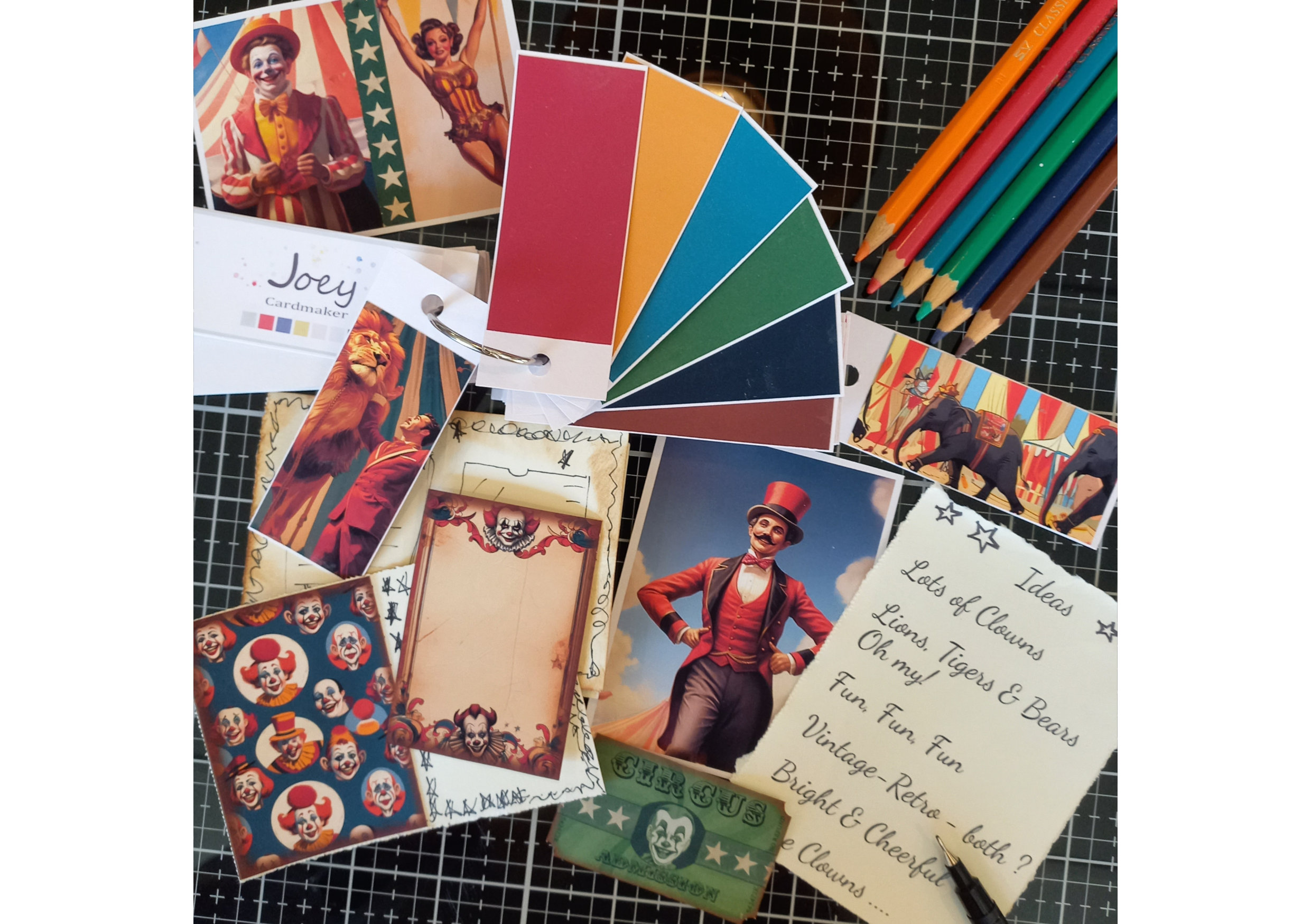 Design Time: A Circus kit? – Joey Cardmaker